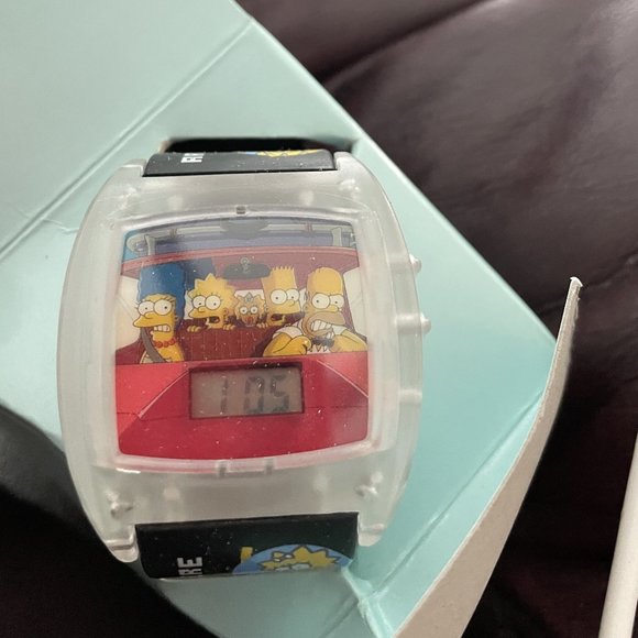 Other | 3200 Simpsons Talking Watch Family Drive 2002 Burger King Watch ...
